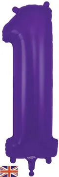 Large Purple Number Balloon – Balloons at Hallmark Ltd