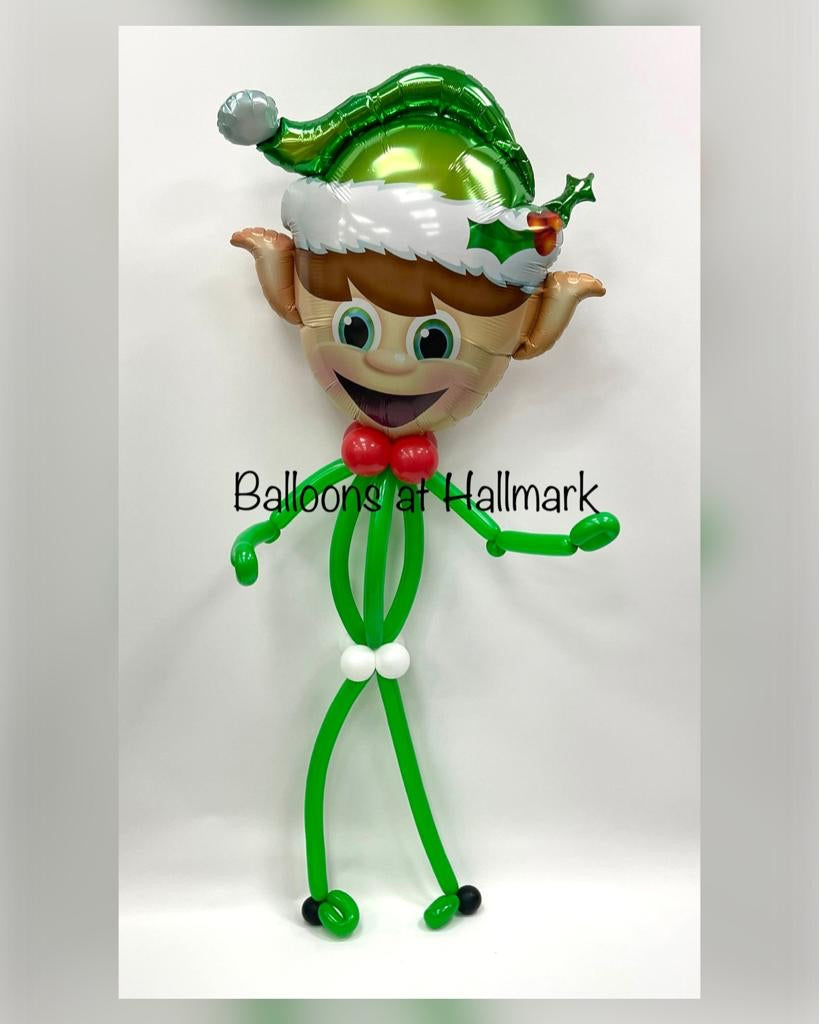 Dancing Elf Stick Man Balloon – Balloons at Hallmark Ltd