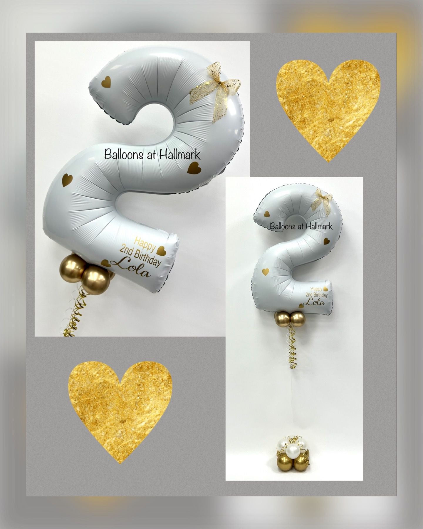 Personalised Large Number Helium Balloon – Balloons at Hallmark Ltd